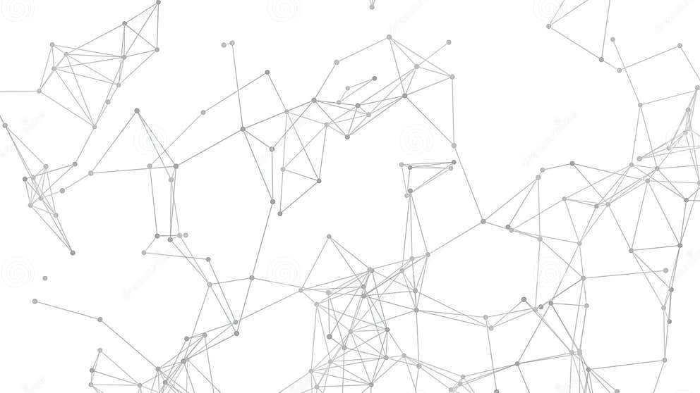 Abstract Geometric Background. Plexus Mesh Backdrop Illustration. Stock ...