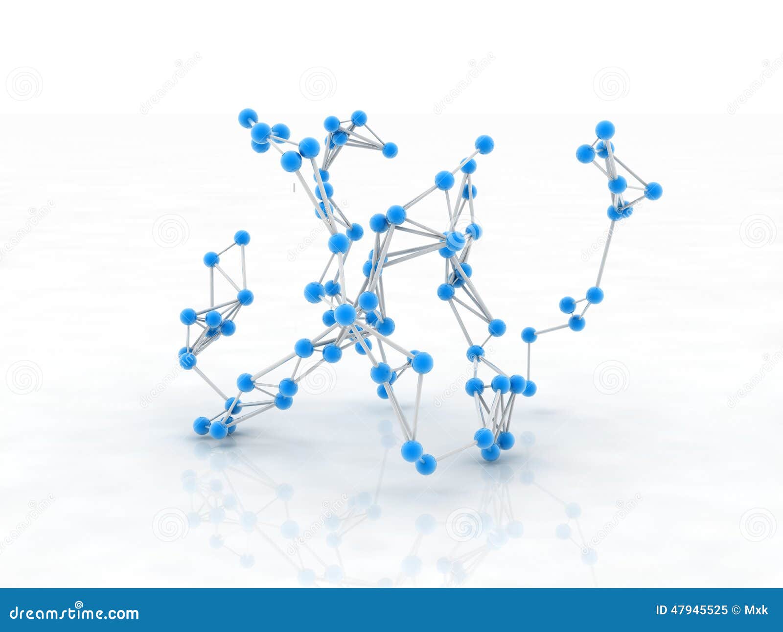 Plexus model stock illustration. Illustration of science - 47945525