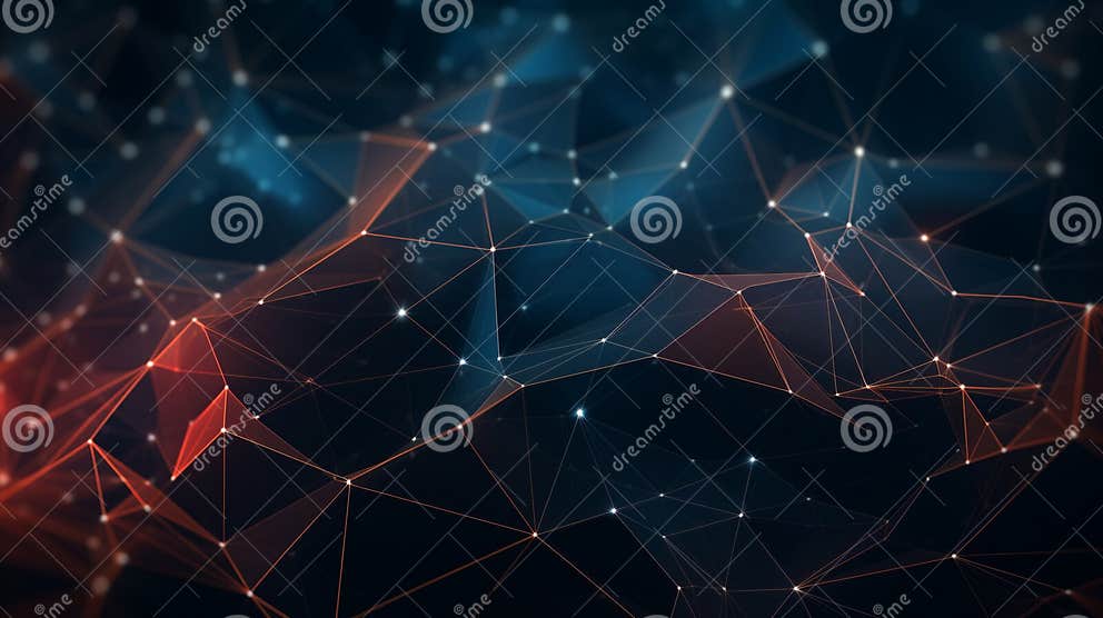 Plexus sci-fi background stock illustration. Illustration of connection - 298614703