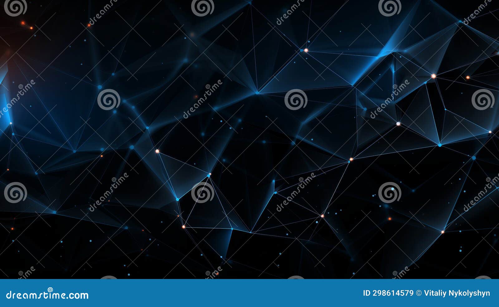 Plexus sci-fi background stock illustration. Illustration of scifi - 298614579