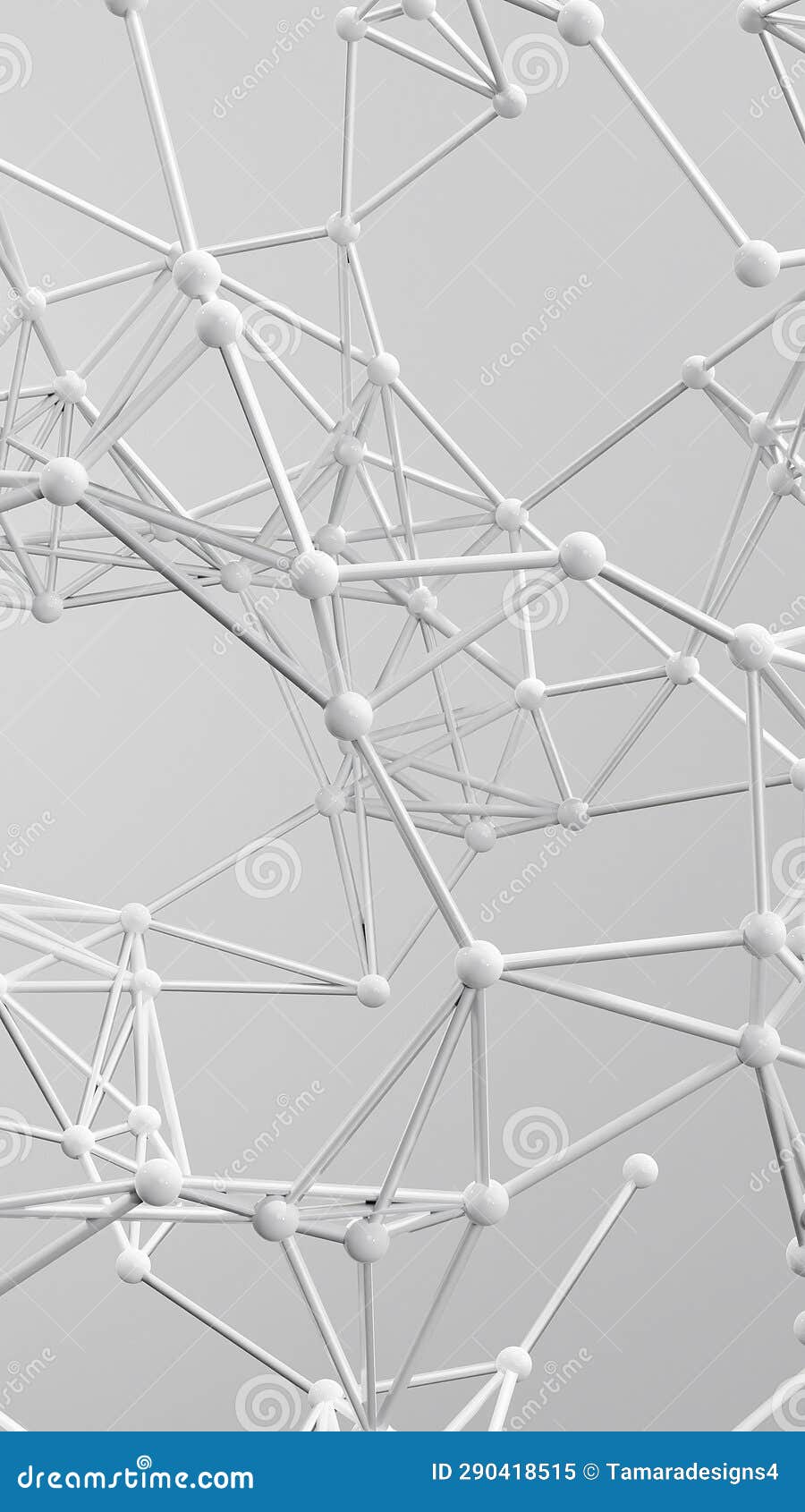 Plexus Wired Structure White Abstract Background Stock Illustration ...