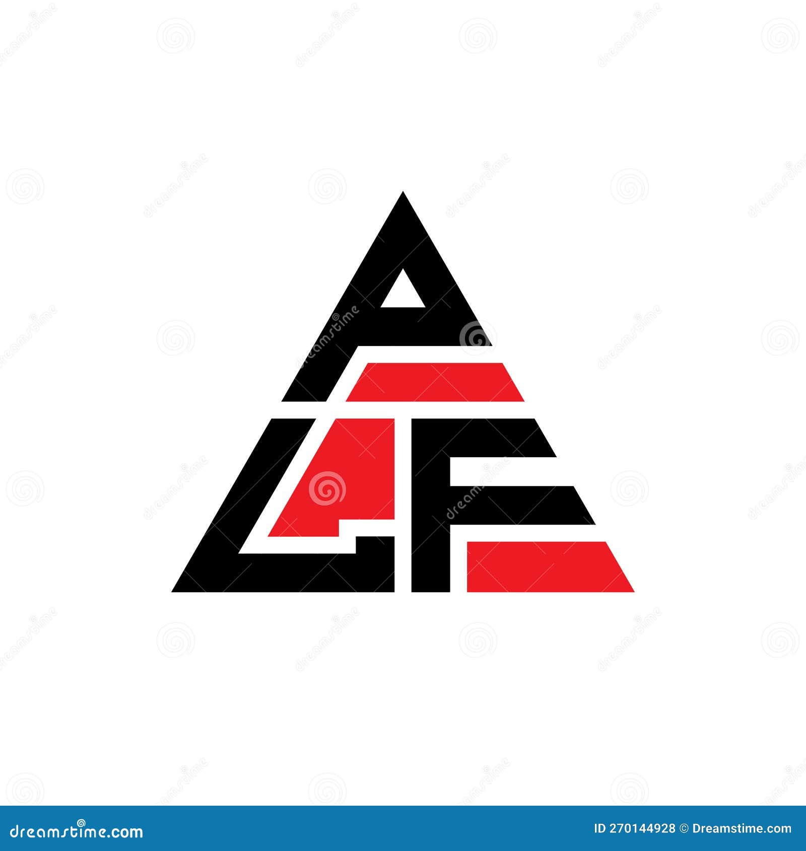 PLF Triangle Letter Logo Design with Triangle Shape. PLF Triangle Logo ...