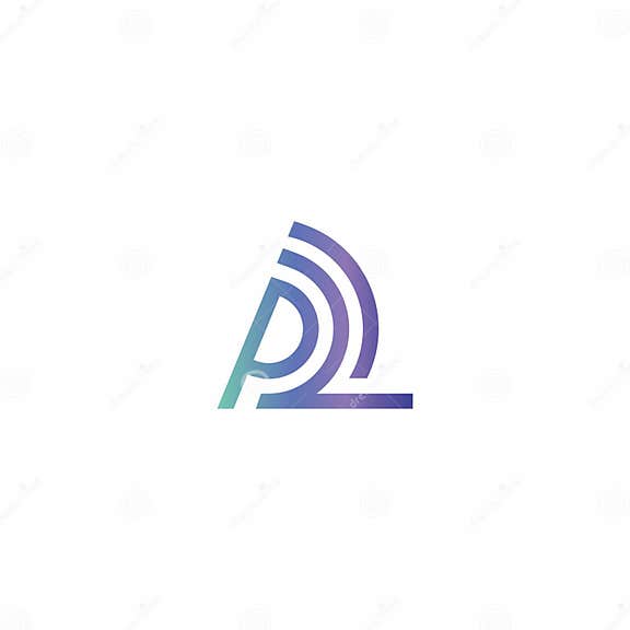 PLI Logo Simple Design stock illustration. Illustration of design ...