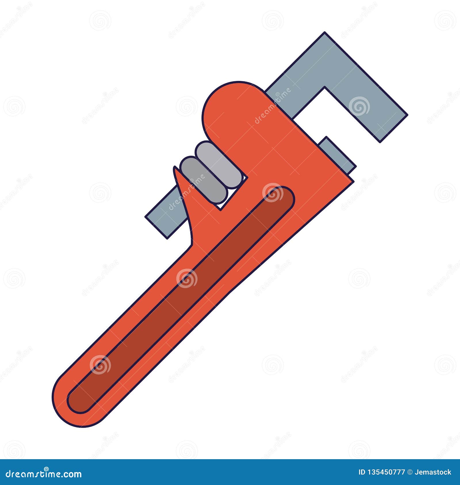 Plier tool equipment stock vector. Illustration of industrial - 135450777
