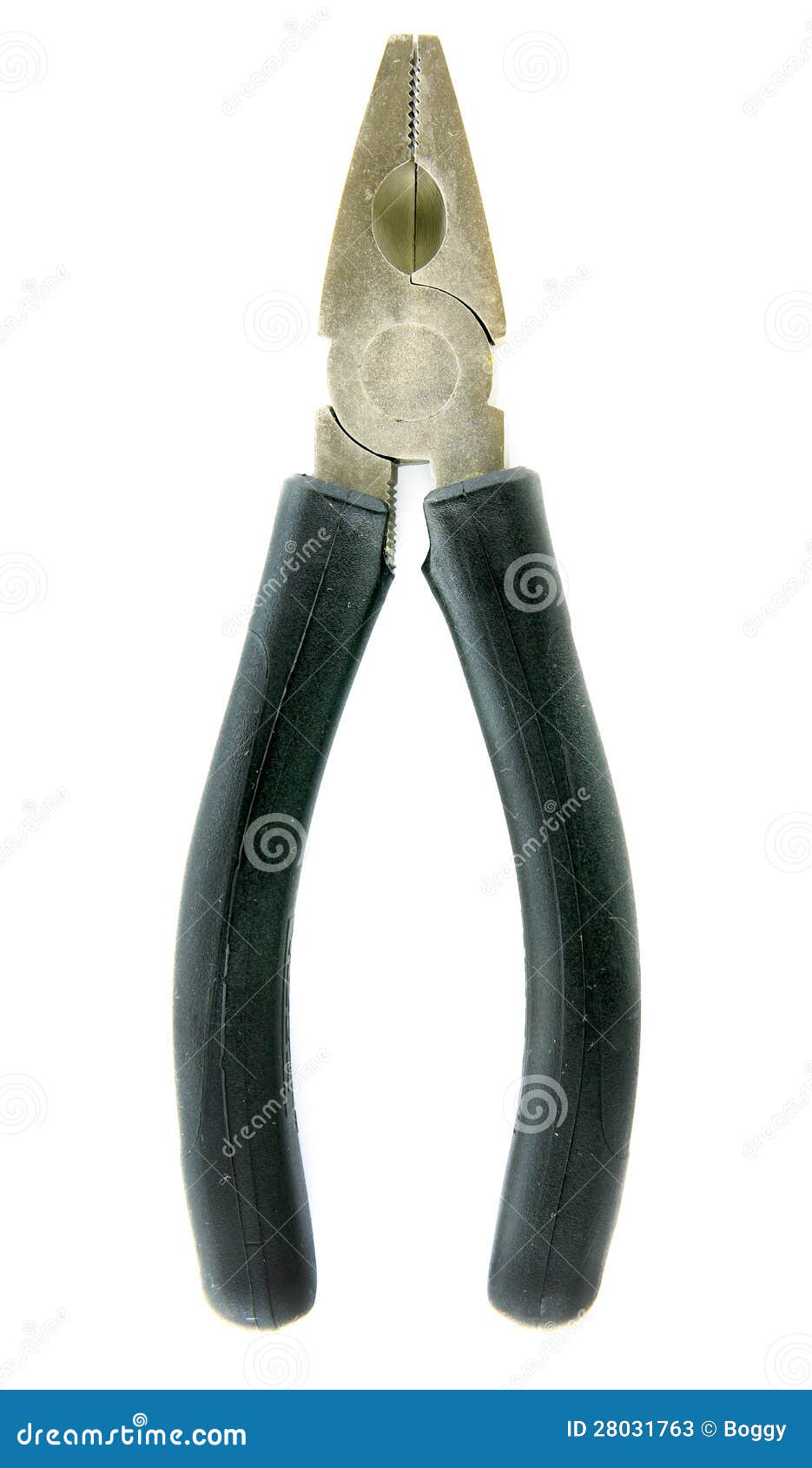 Pliers stock image. Image of grip, iron, housework, plastic - 28031763