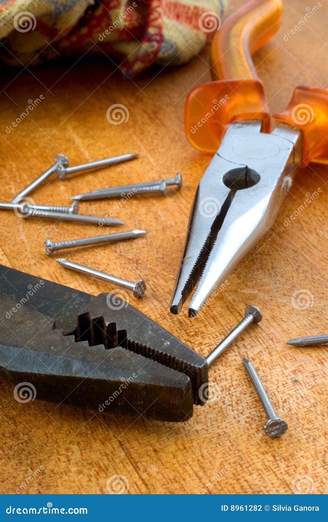 Pliers stock photo. Image of board, carpentry, work, construction - 8961282