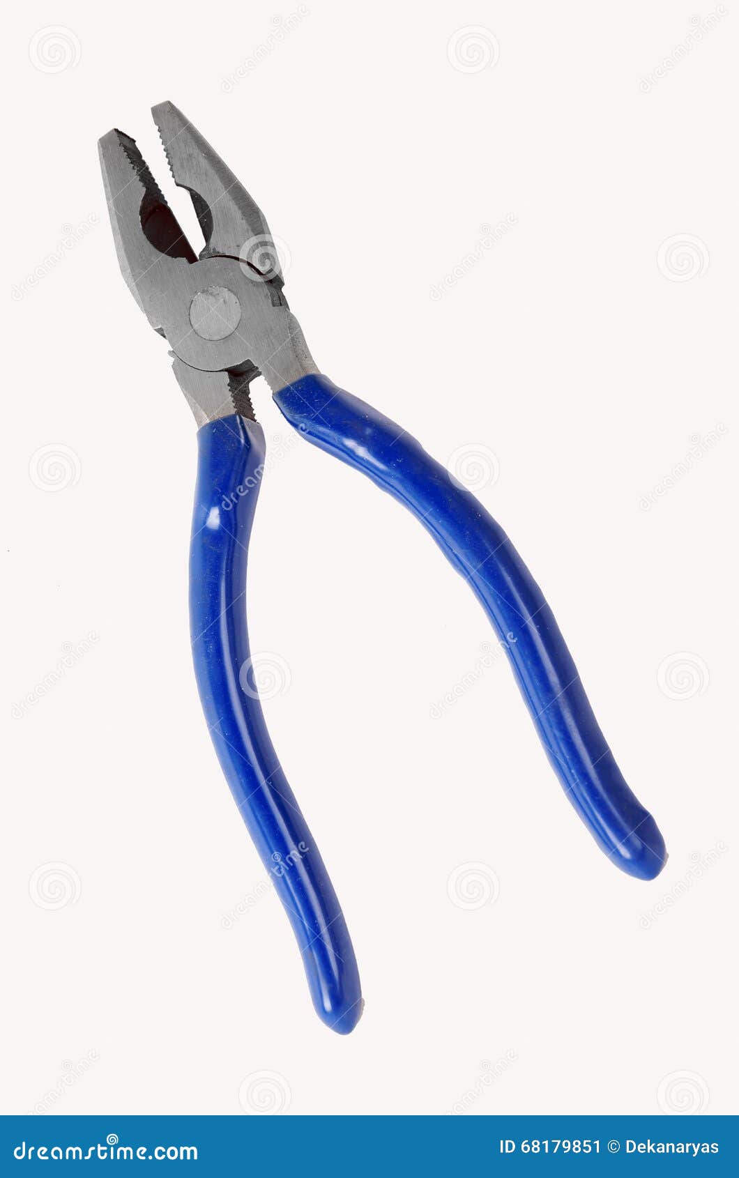 Pliers blue tool isolated stock image. Image of instrument - 68179851