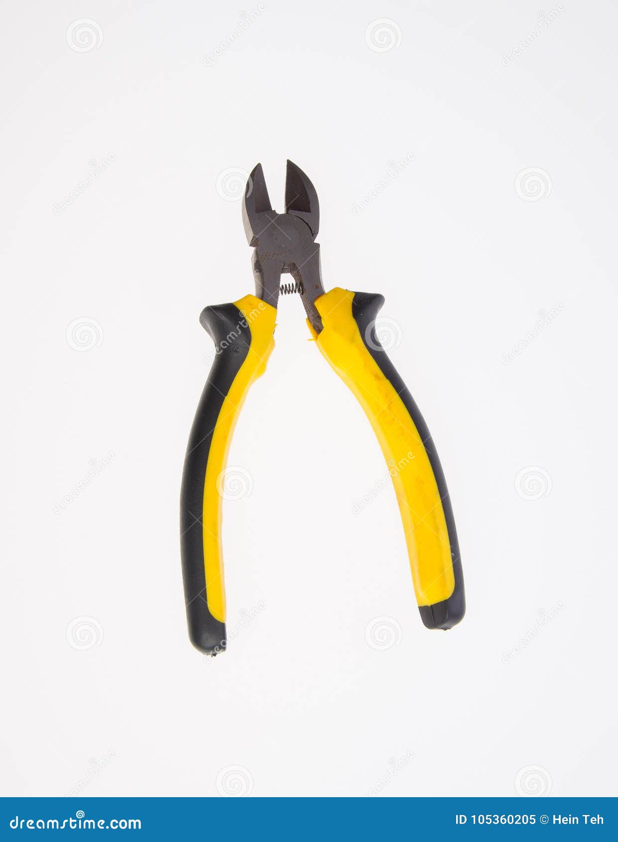 Pliers Cutter or Pliers on a Background. Stock Image - Image of handle ...