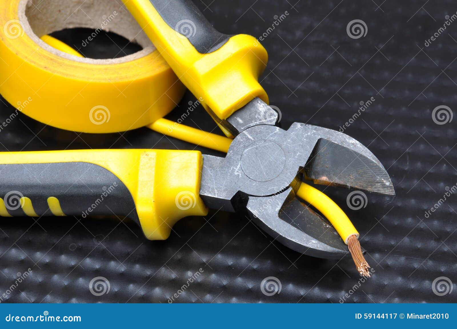 Pliers with Electrical Cable Stock Image - Image of cable, energy: 59144117
