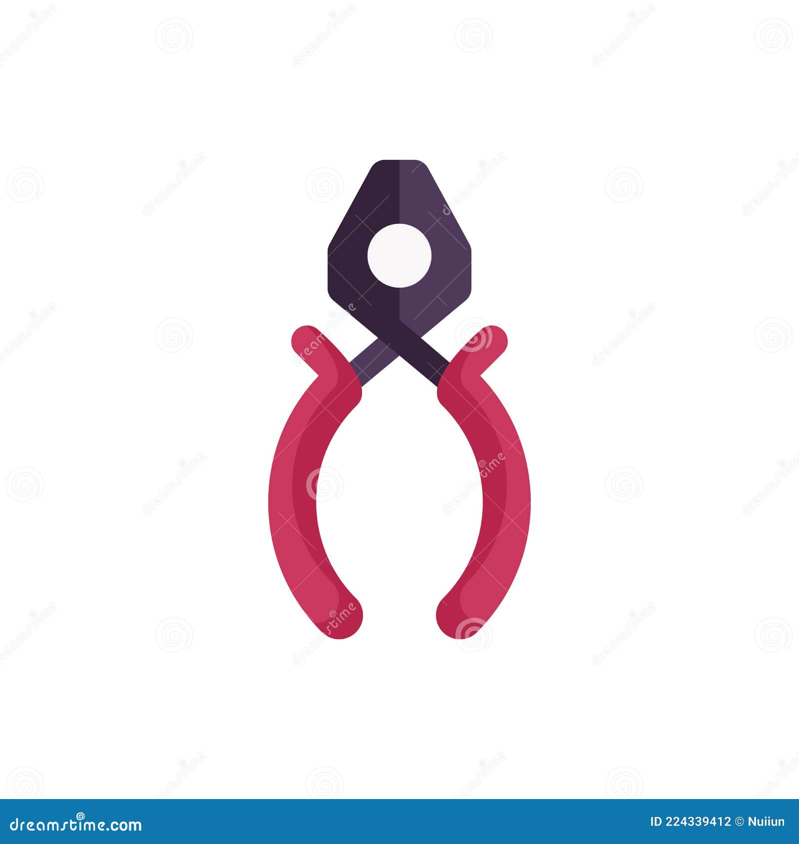 Pliers Icon, Toolkit Vector Illustration Stock Vector - Illustration of ...