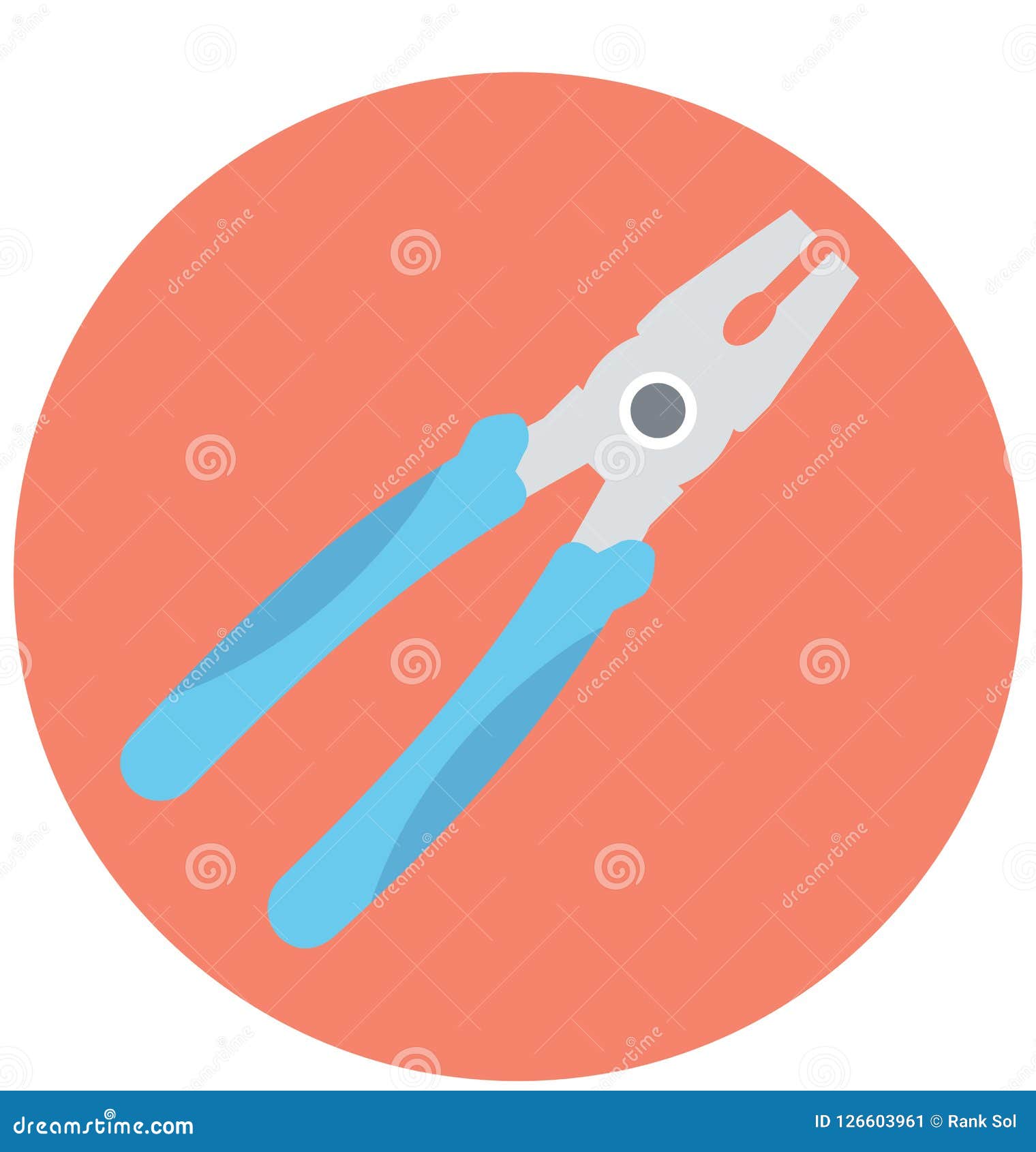 Pliers Isolated Vector Icon for Construction Stock Vector ...
