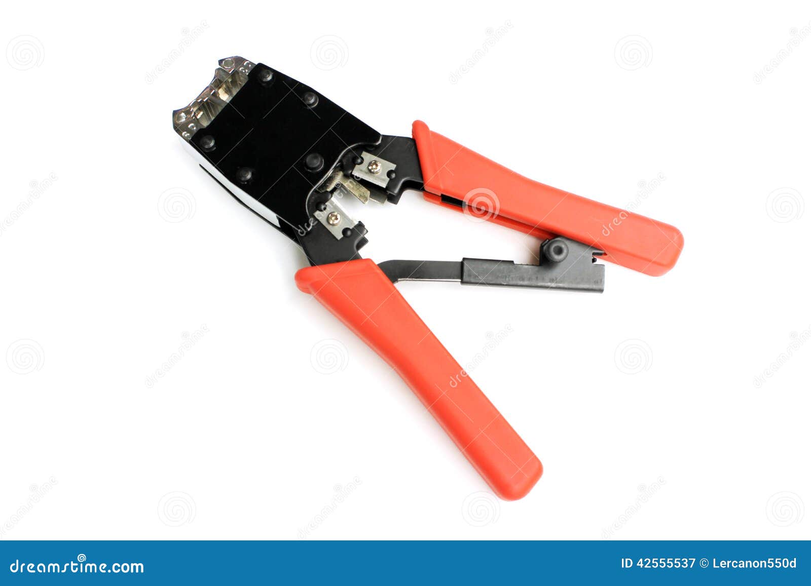 Pliers for network stock image. Image of color, white - 42555537