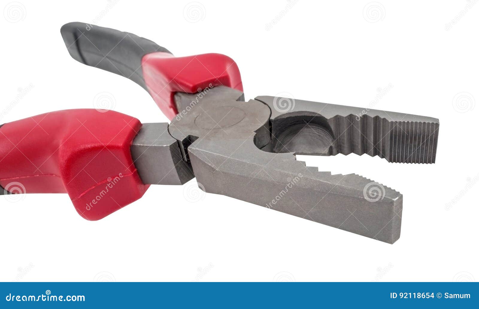 Pliers red and black color stock photo. Image of clamp - 92118654