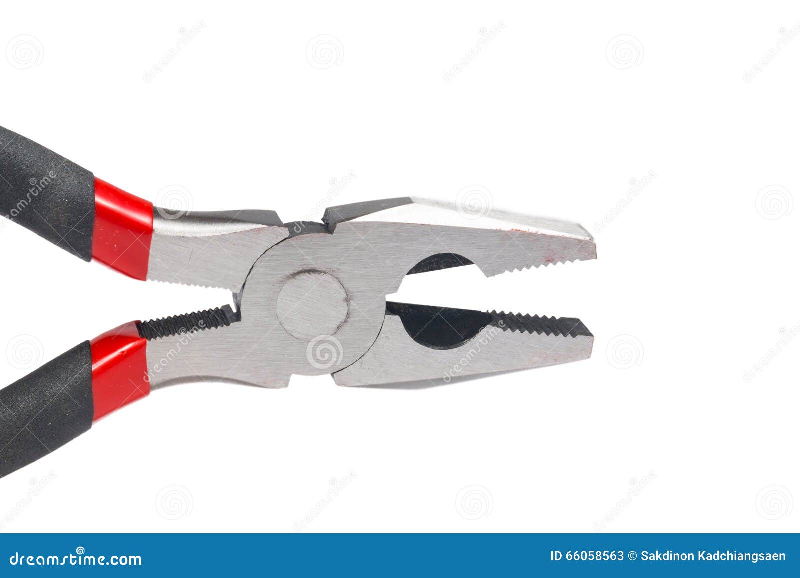 Pliers Red and Black Color To Work Stock Image - Image of grip ...