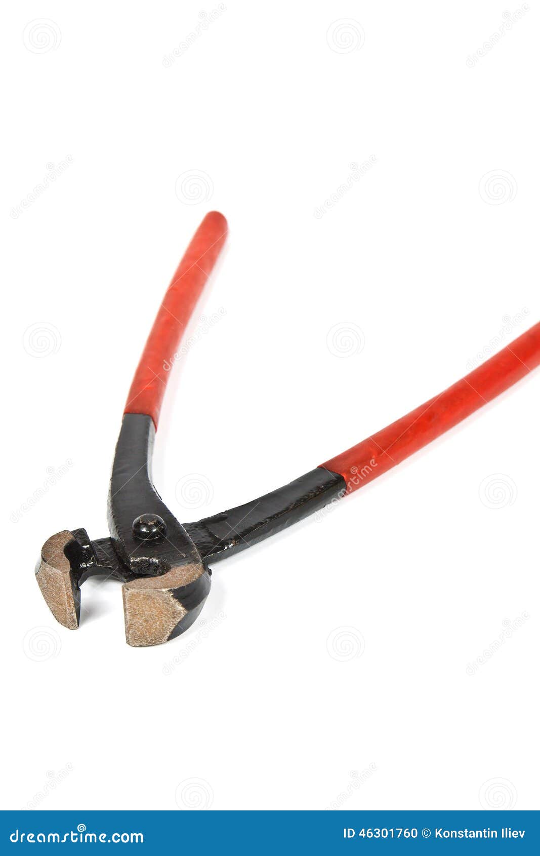 Pliers of Reinforcing Steel Stock Photo - Image of reinforcing, pliers ...