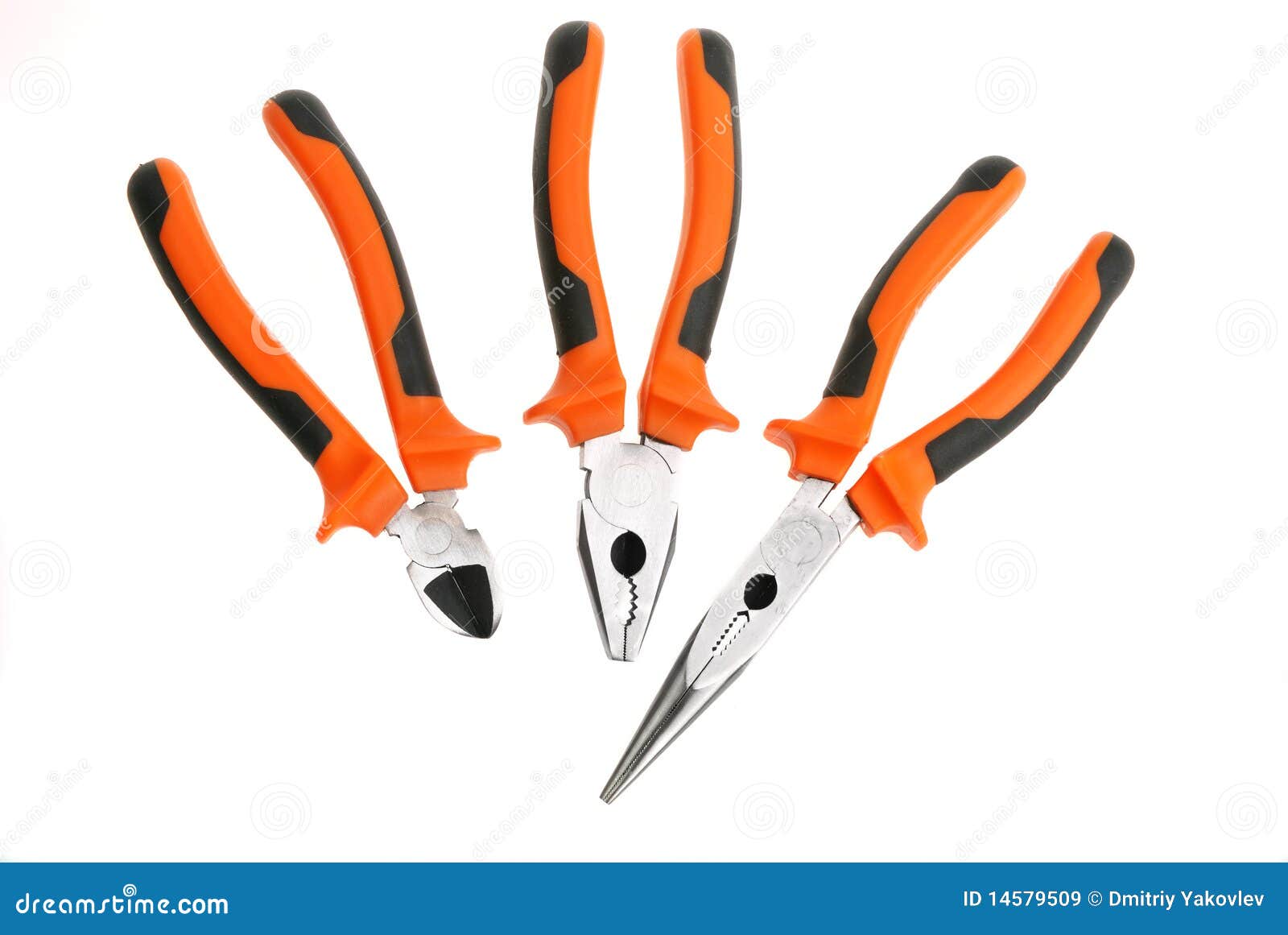 Pliers set stock image. Image of improvement, acute, multiple - 14579509