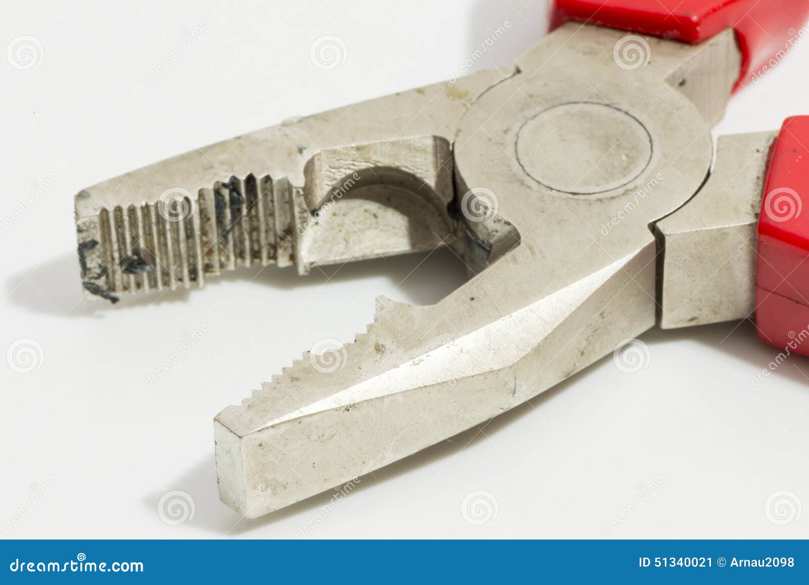 Pliers with teeth stock image. Image of instrument, serrated - 51340021