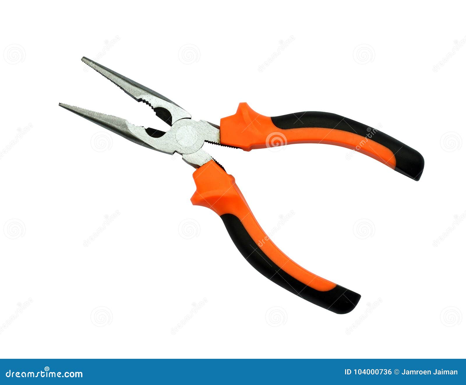 Pliers Tool Pliers on a White Background Stock Photo - Image of clamp ...