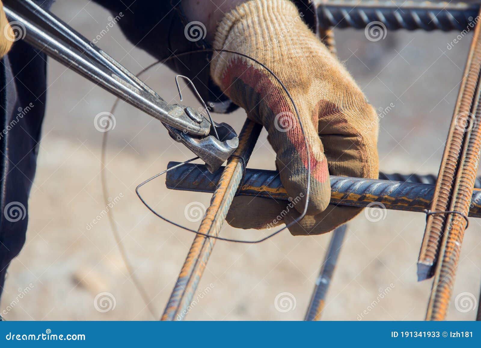 Steel Pliers for the Construction Industry Stock Image - Image of beam ...