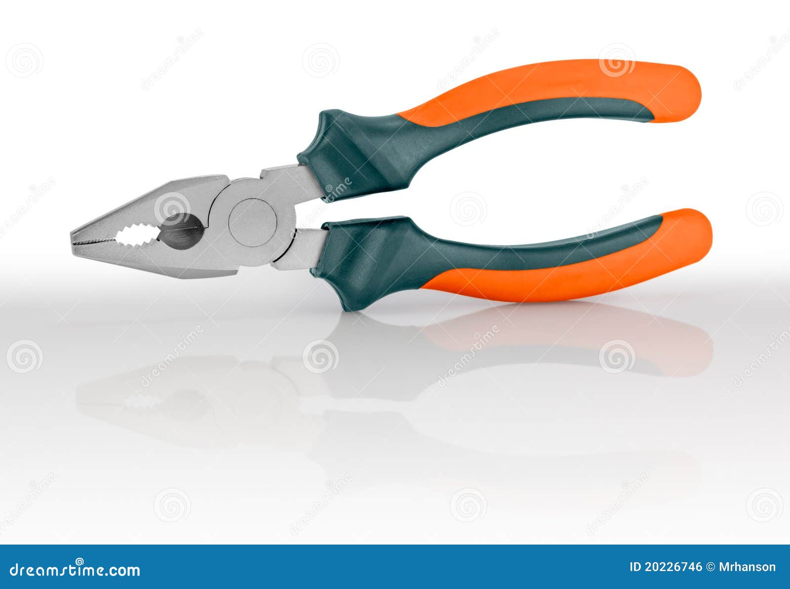 Pliers on White Background. Stock Photo - Image of repairing, metal ...