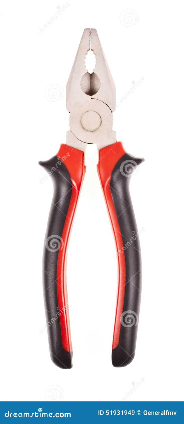 Pliers on the White Background Stock Image - Image of metallic ...