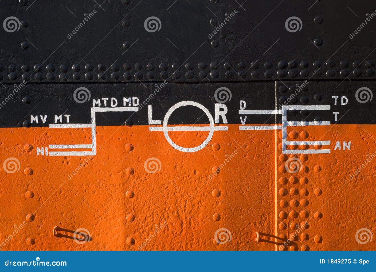Plimsol disk stock image. Image of riveted, disk, metal - 1849275