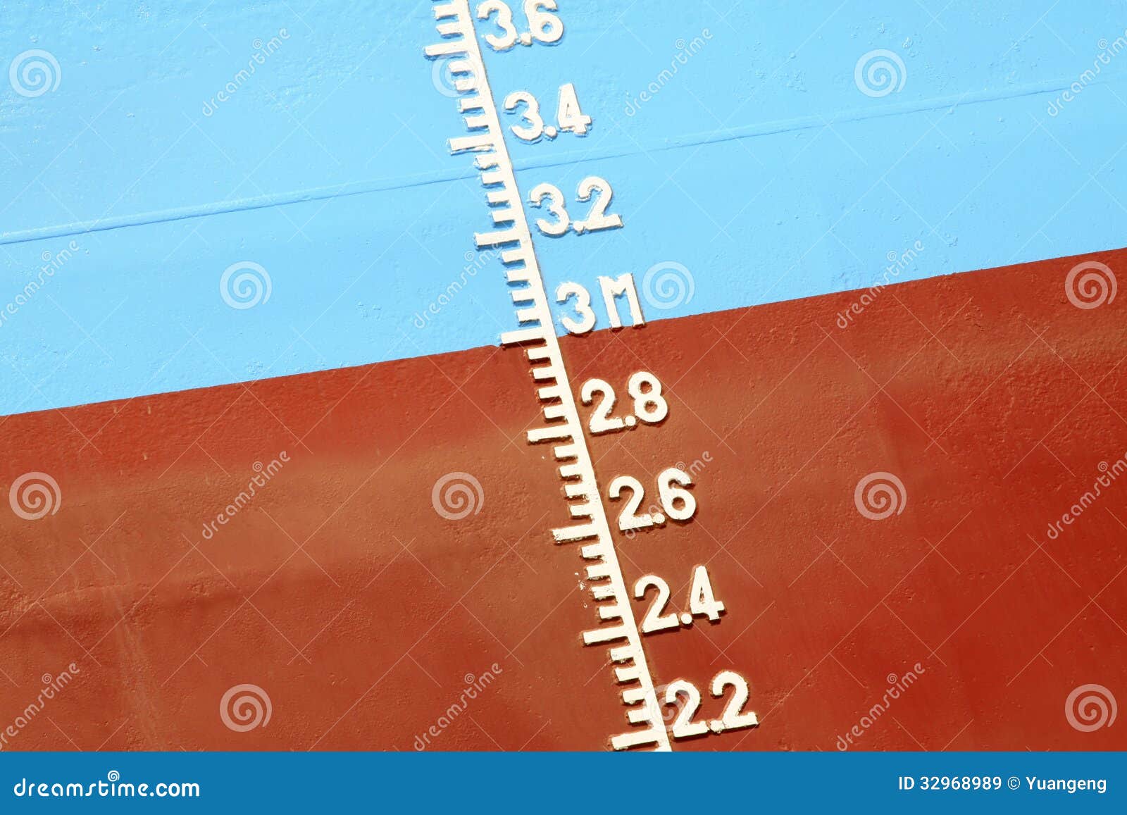 Plimsoll mark on the ship stock image. Image of figures - 32968989