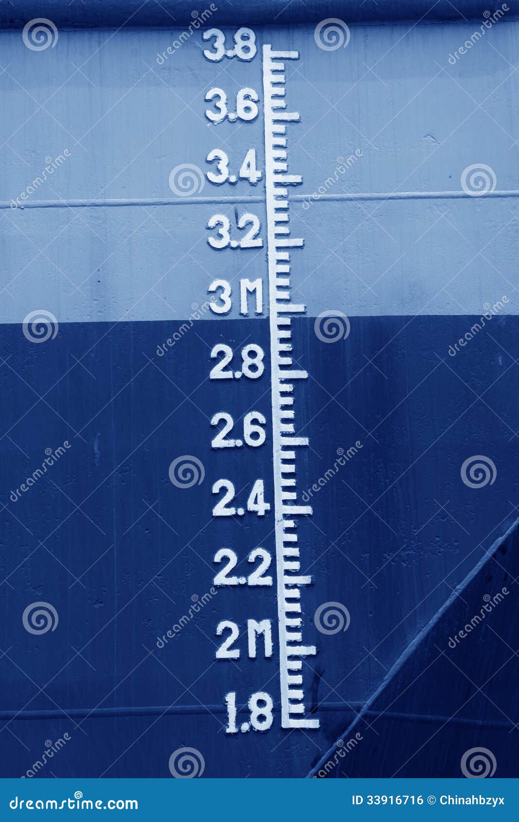 Plimsoll mark on the ship stock photo. Image of facilities - 33916716