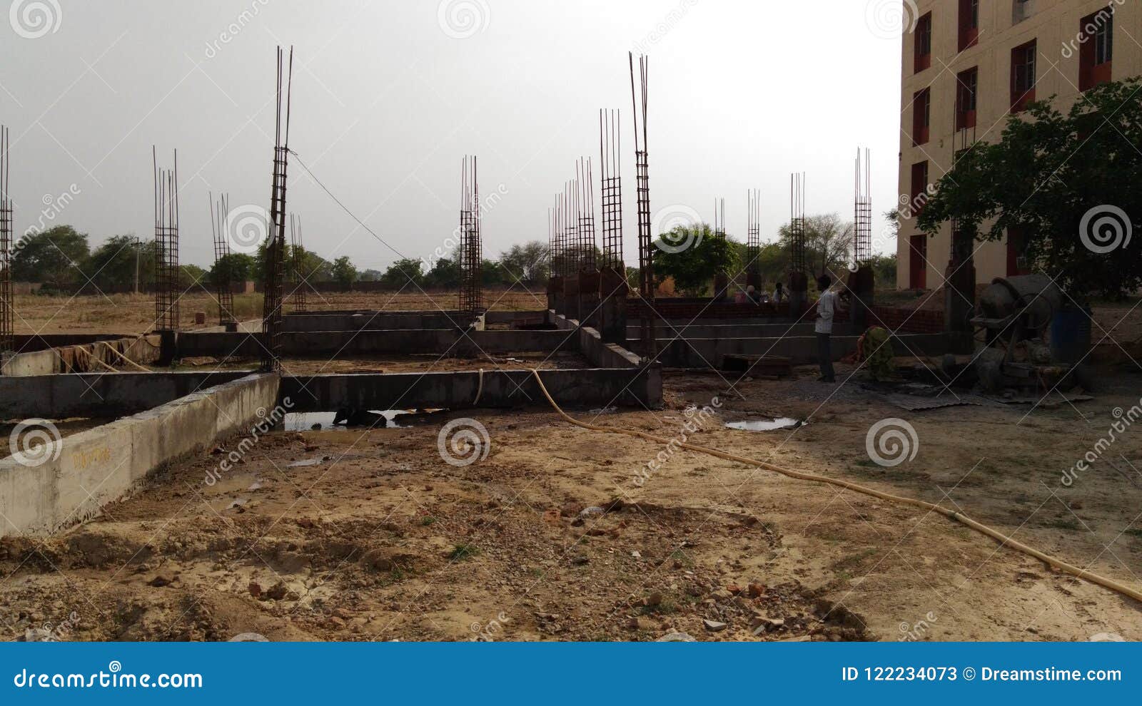 Plinth beam editorial stock photo. Image of level, civil - 122234073