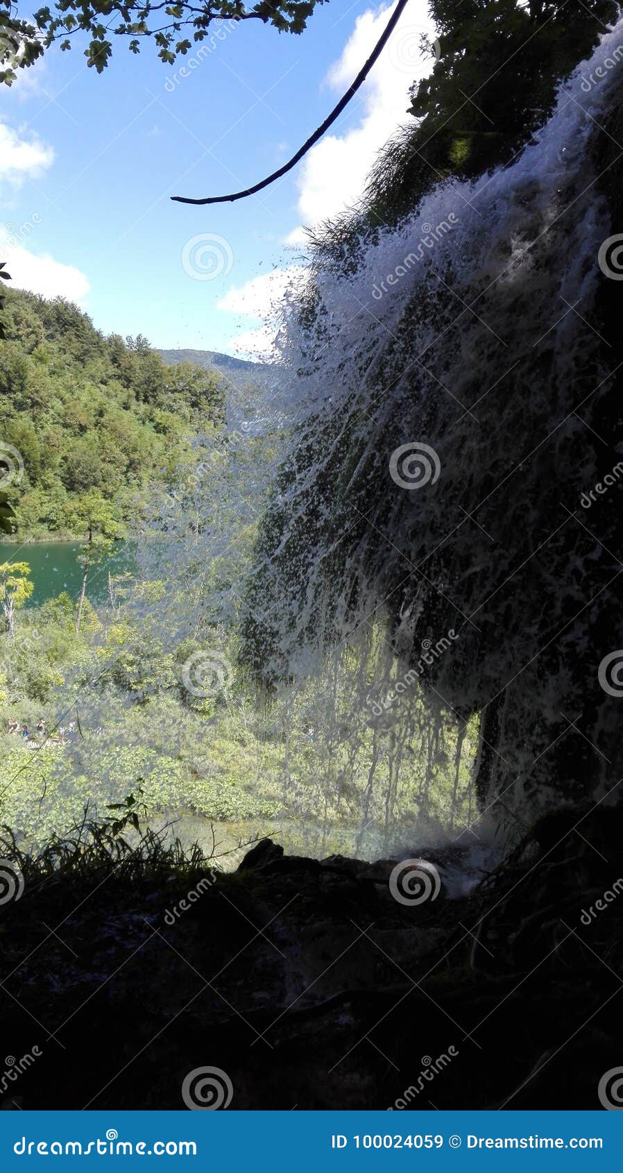 Weird waterfall stock image. Image of weird, vacation - 100024059