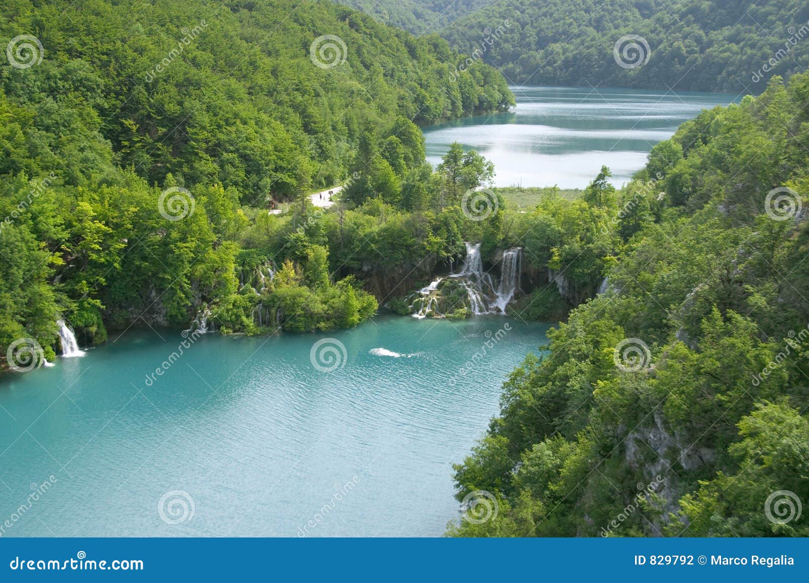 Plitvice Lake Waterfalls Royalty-Free Stock Photography | CartoonDealer ...