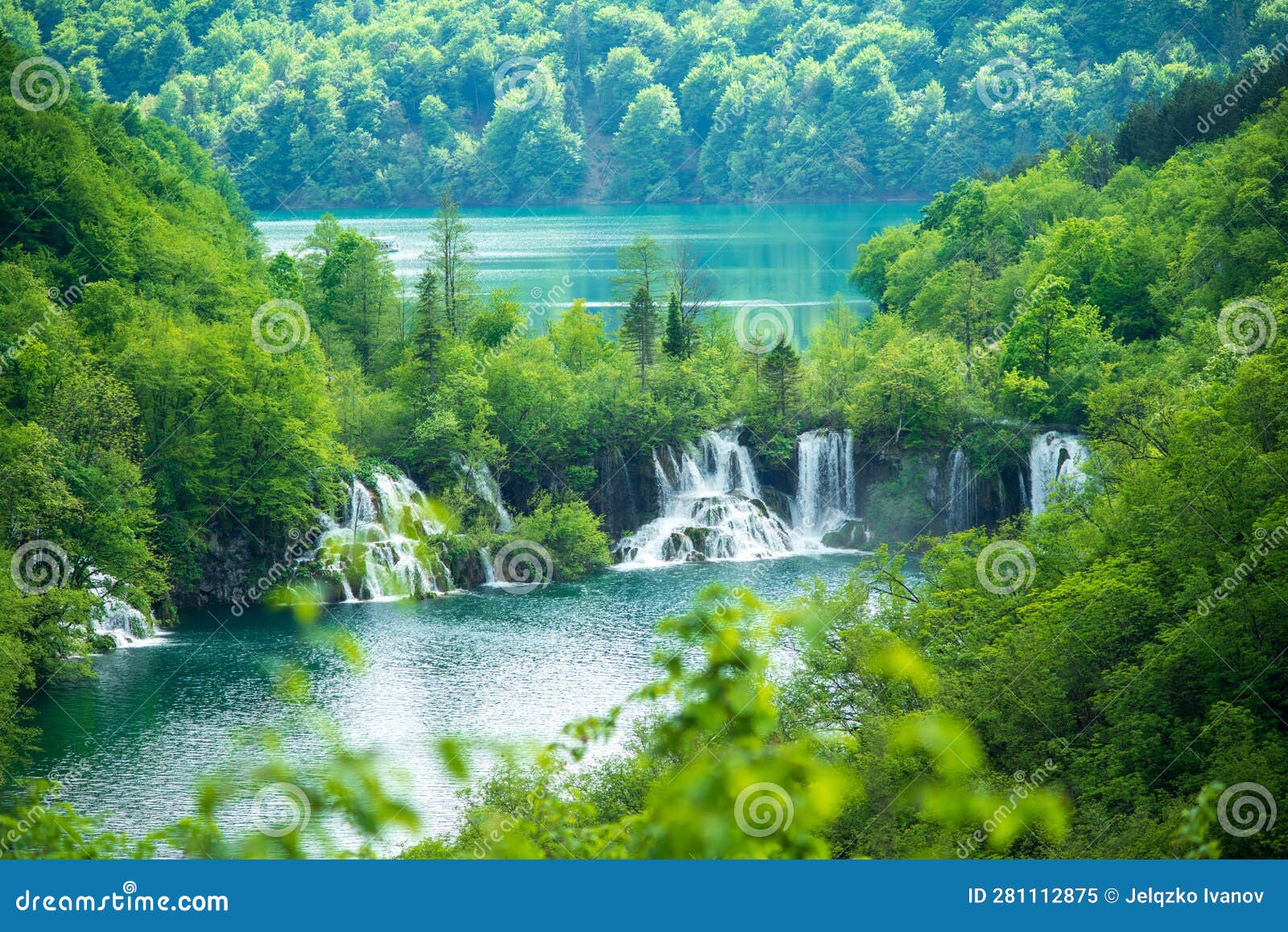 Plitvice lakes stock image. Image of plitvi, pond, reflection - 281112875
