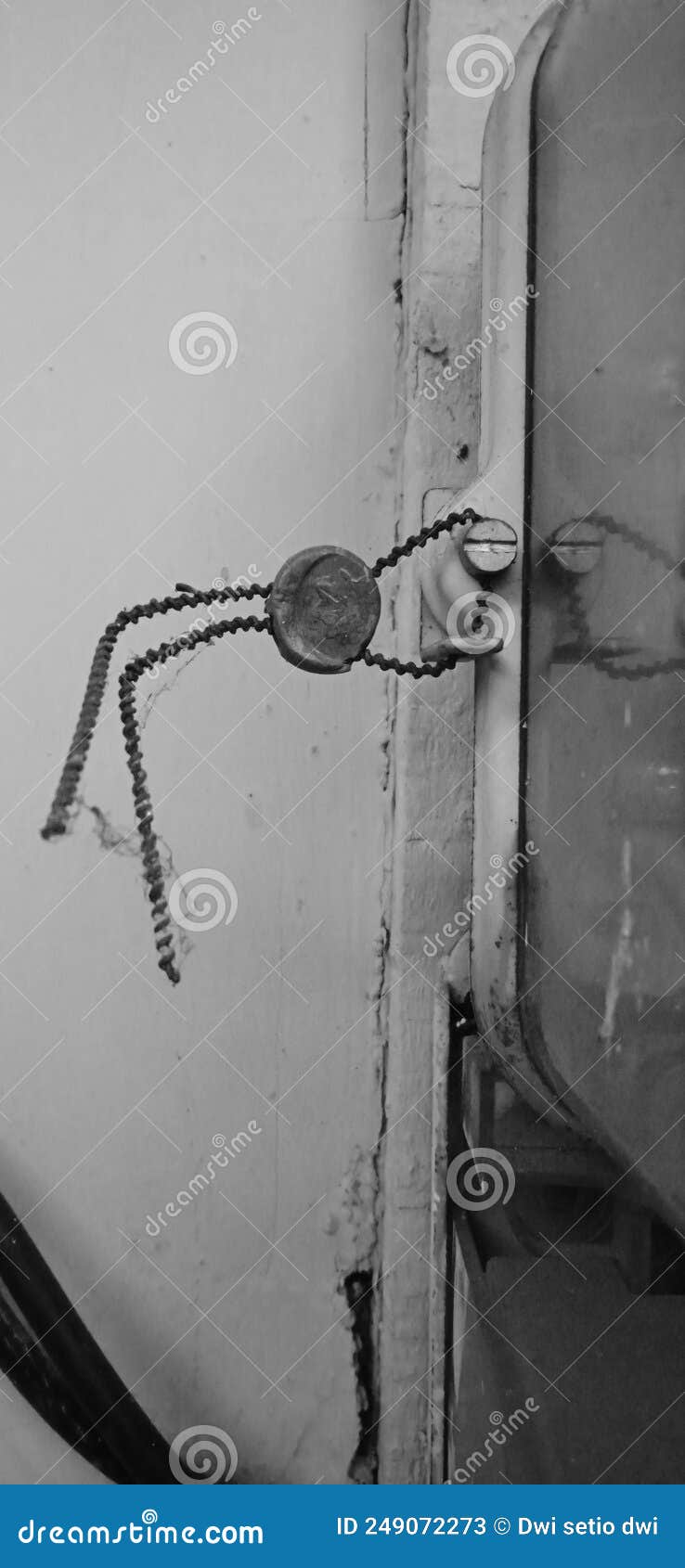 Pln Electrical Panel Seals are Prohibited from Opening Stock Image ...