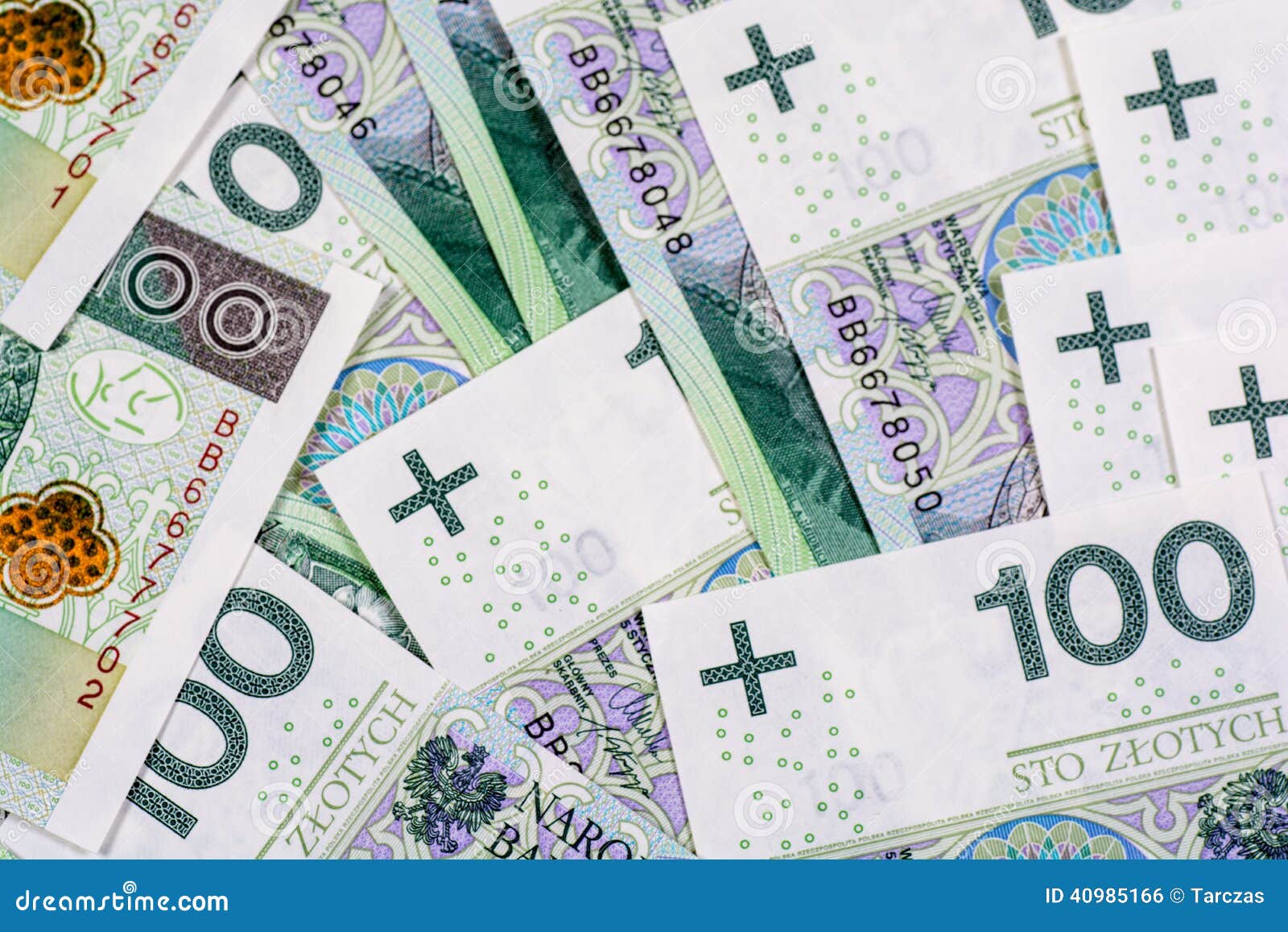 100 PLN (polish Zloty) Banknotes Stock Photo - Image of zloty, money ...