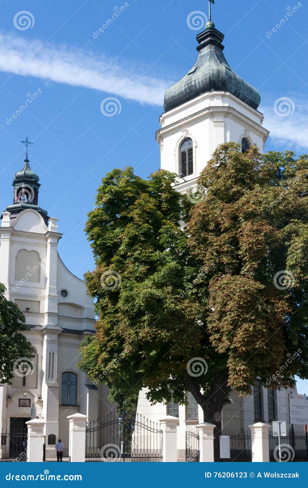 Plock old town in Poland stock image. Image of gate, church - 76206123