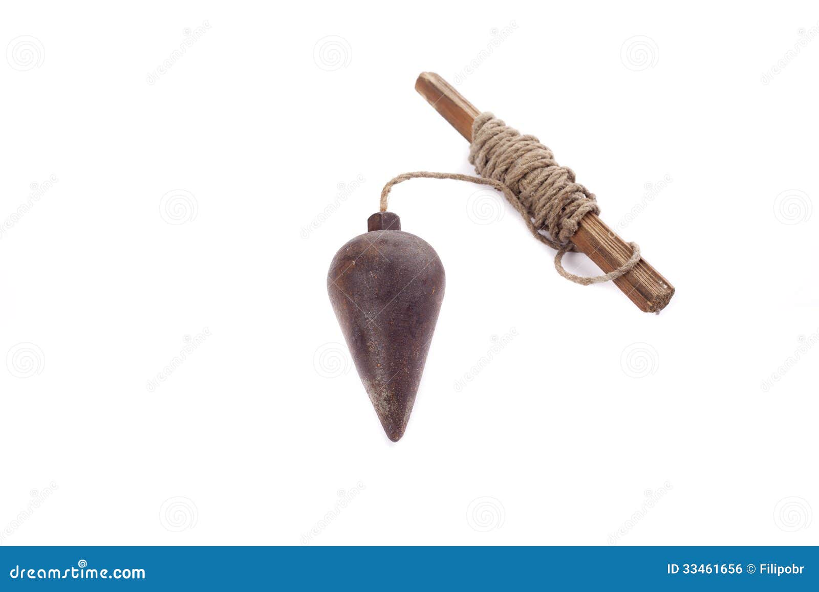 Plomada en el fondo blanco foto de archivo. Imagen de retro - 33461656