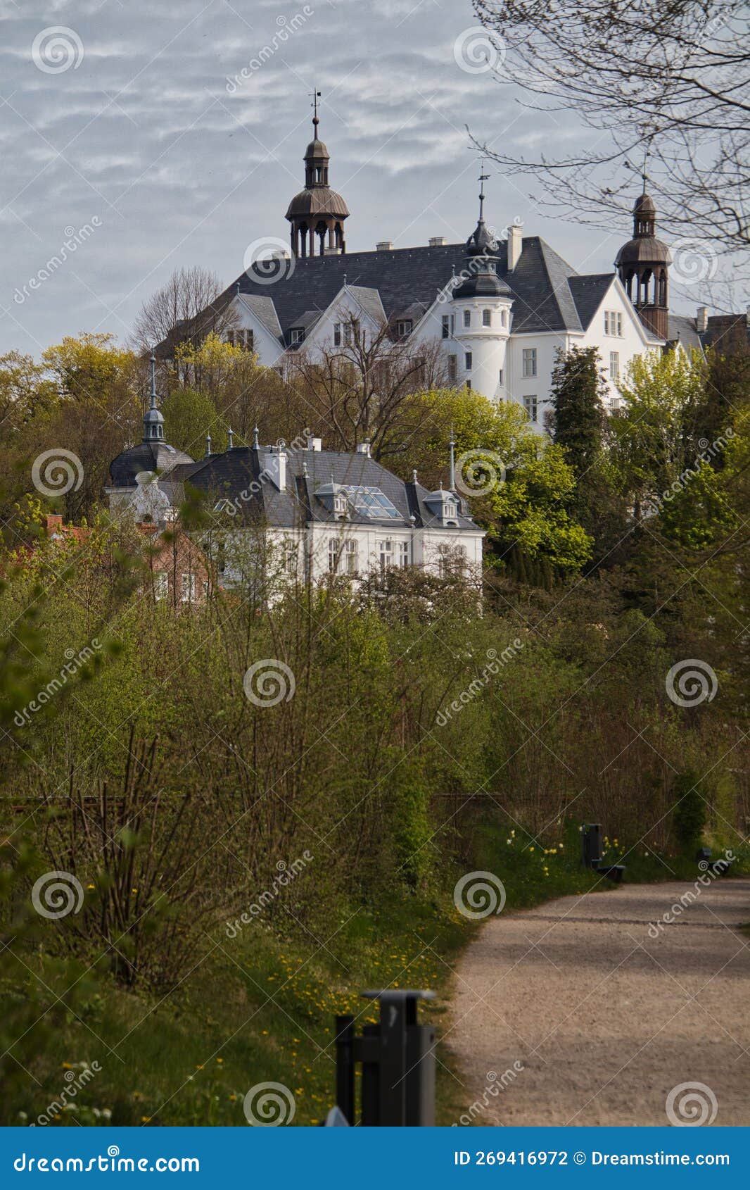Plon Castle in Germany between the Trees Stock Photo - Image of palace ...