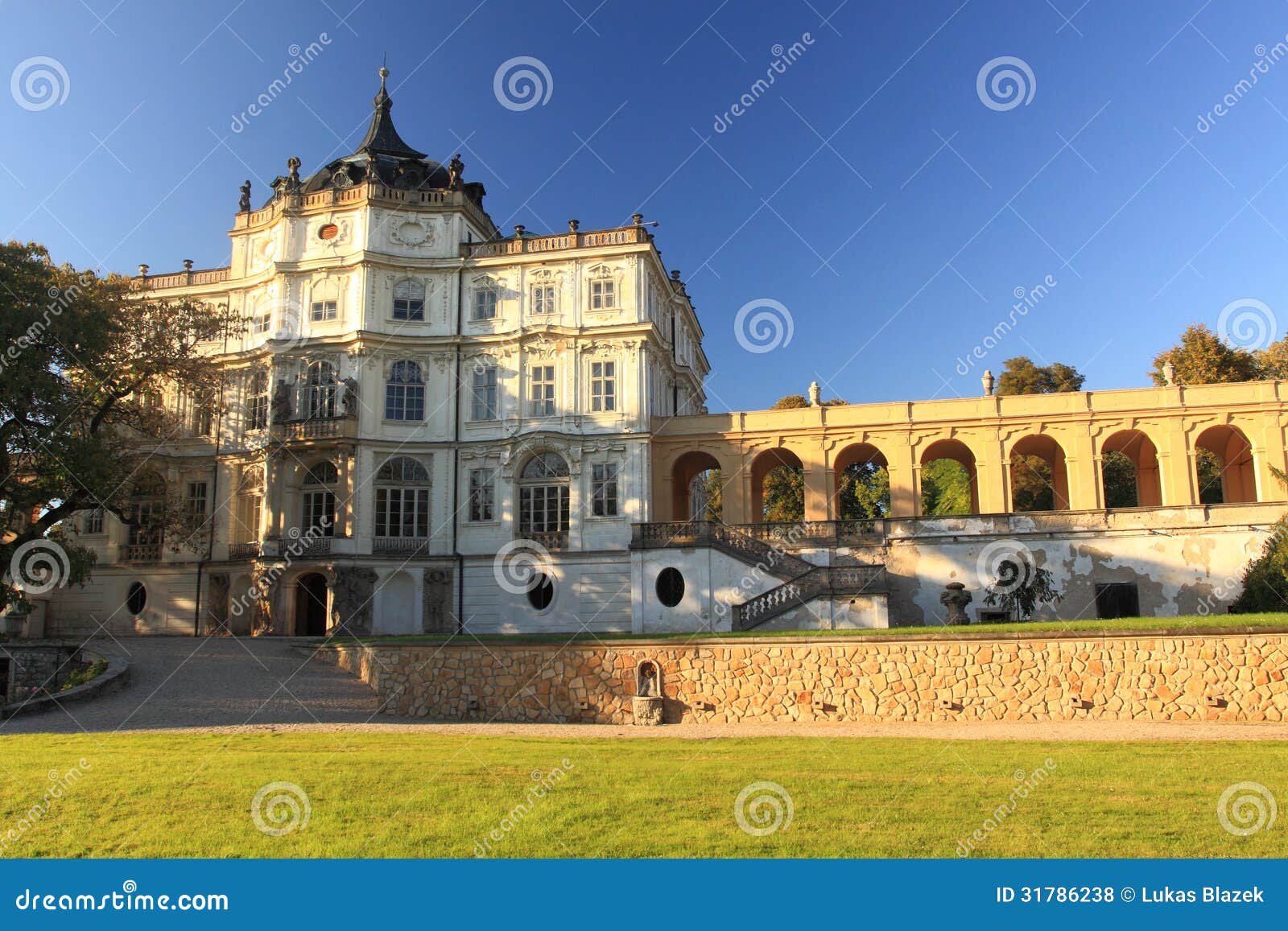 Ploskovice chateau stock photo. Image of historic, czech - 31786238