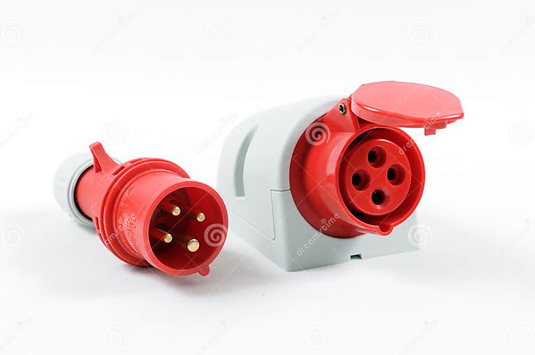 Plot de rouge de fiche image stock. Image du raccordement - 8652867