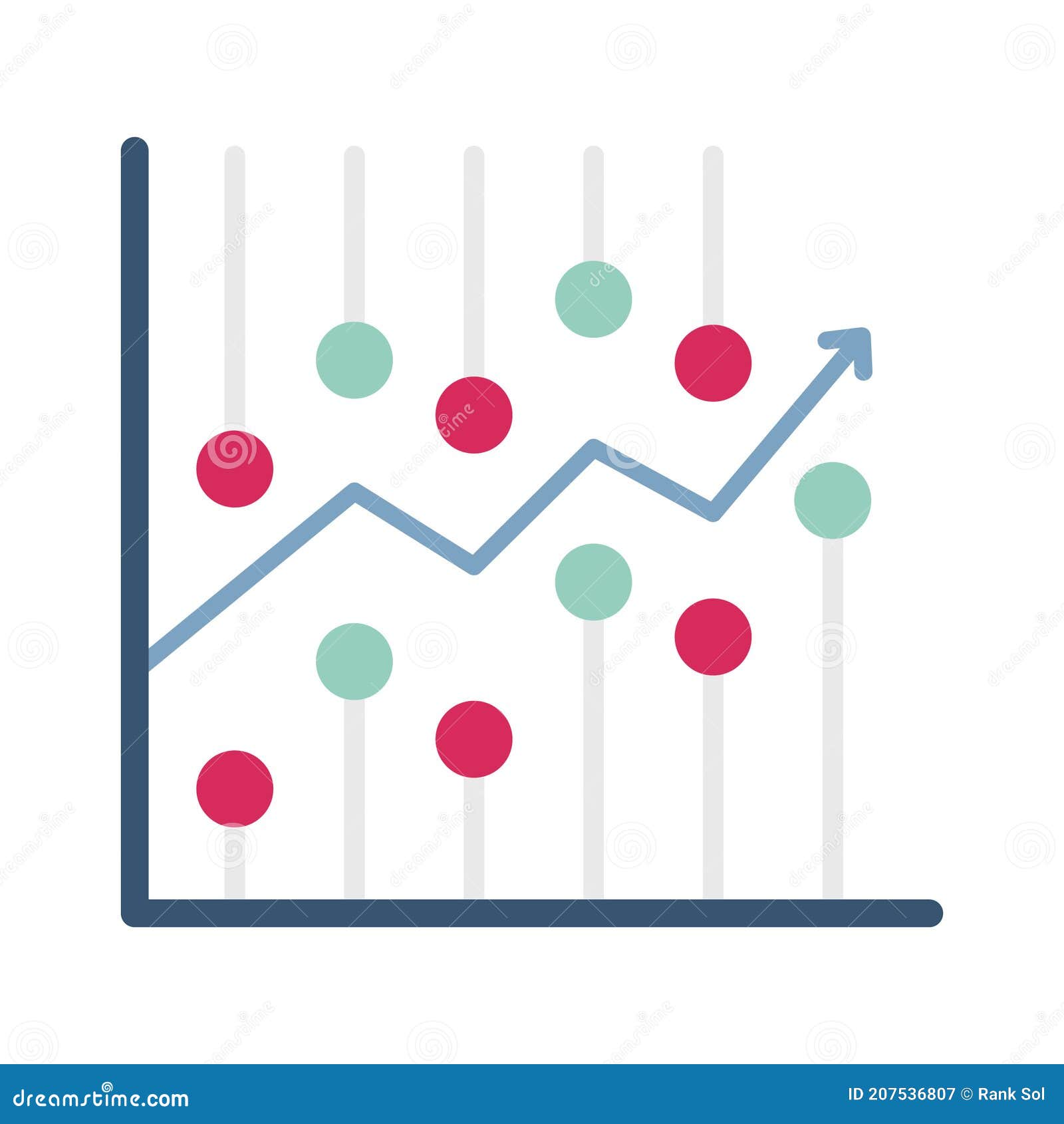 Plot Flat Vector Icon Which Can Easily Modify or Edit Stock Vector ...