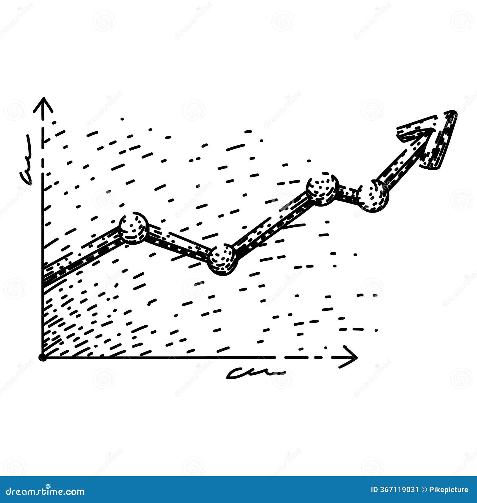 Dot Plot Graph Line Icon. Presentation Chart Sign. Neon Light Speech ...