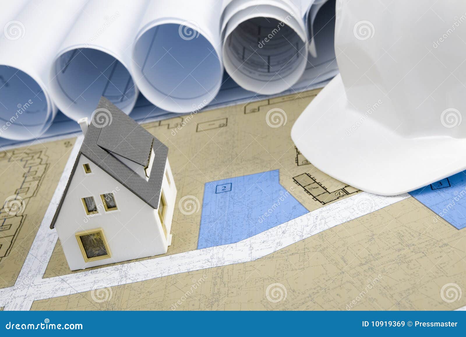 Plot of new house stock image. Image of paper, diagram - 10919369