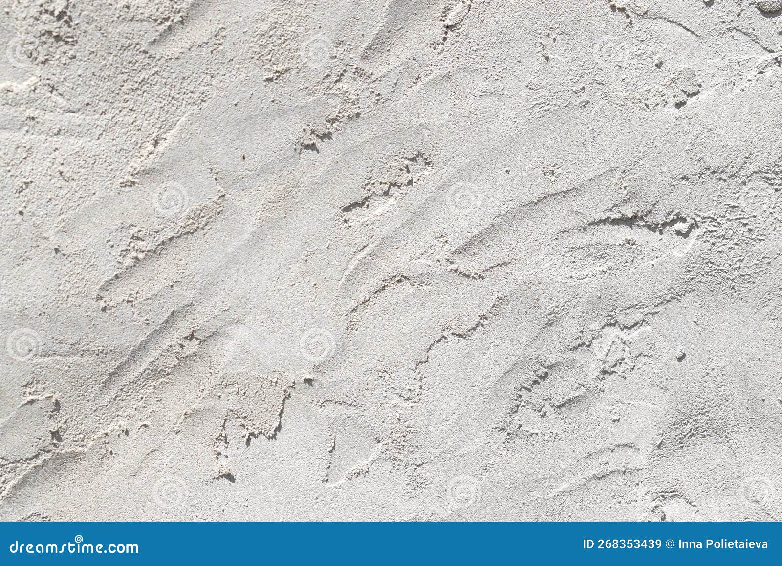 Plot of Wall Covered with Rough Plaster Stock Image - Image of interior ...