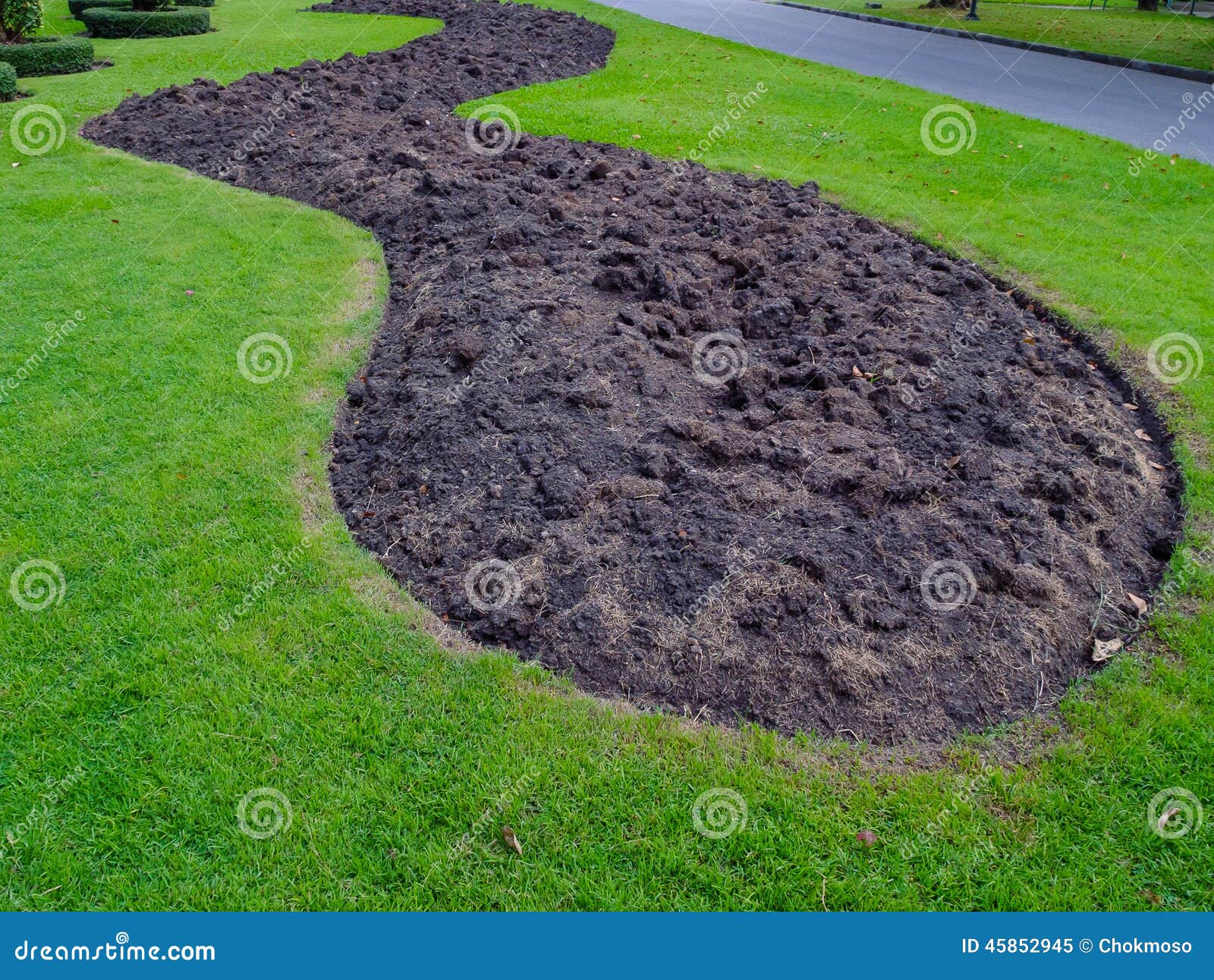 Plots for planting flowers stock image. Image of planting - 45852945