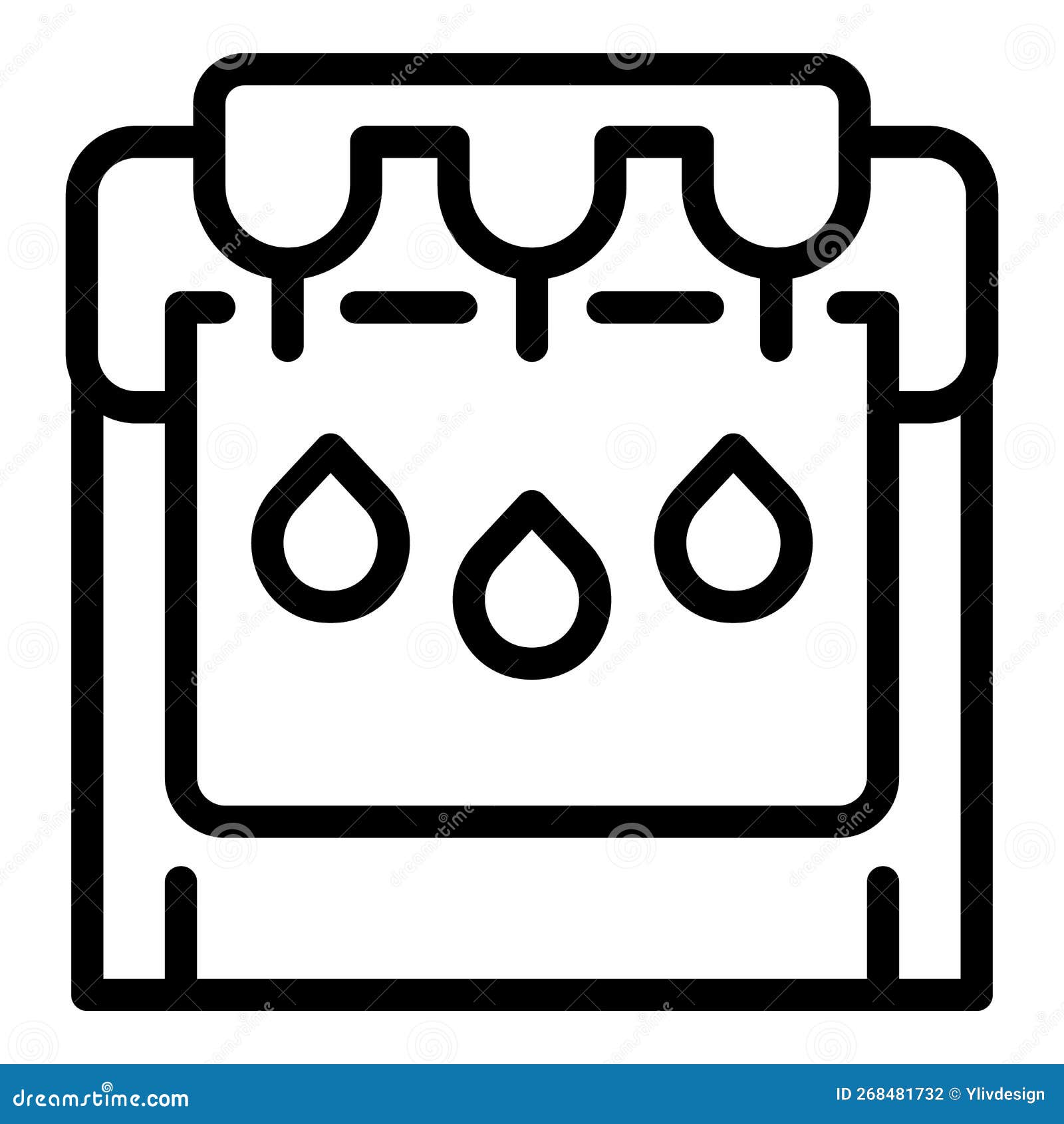 Plotter Format Icon Outline Vector. Printer Machine Stock Vector ...