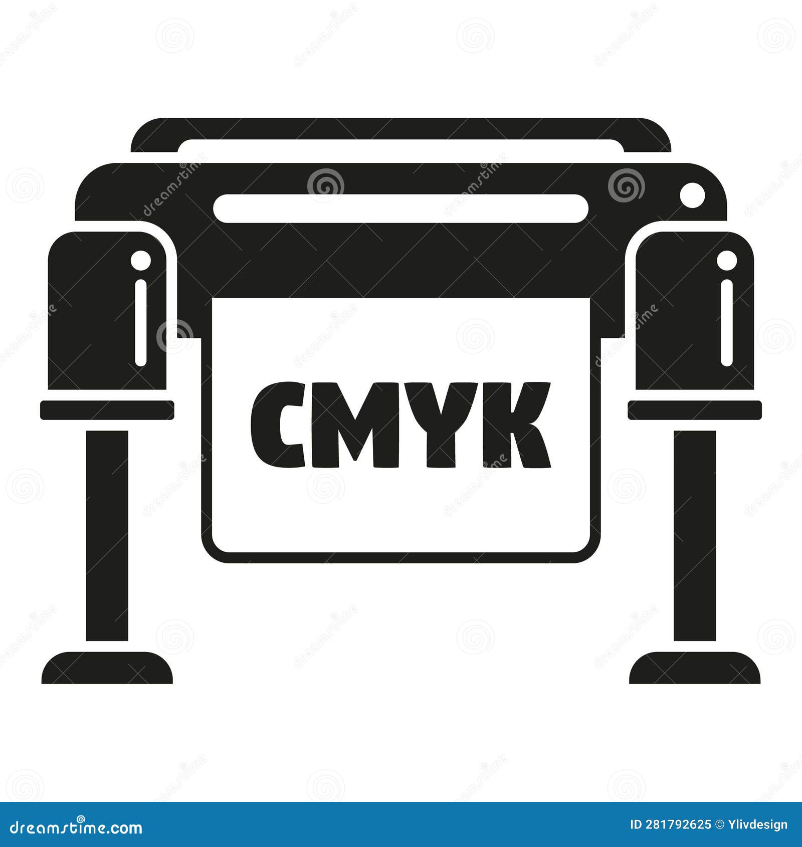 Plotter Icon Simple Vector. Digital Print Stock Vector - Illustration ...