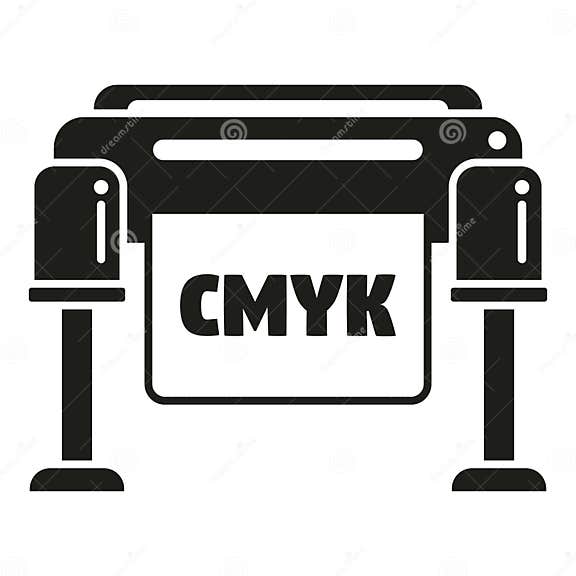 Plotter Icon Simple Vector. Digital Print Stock Vector - Illustration ...