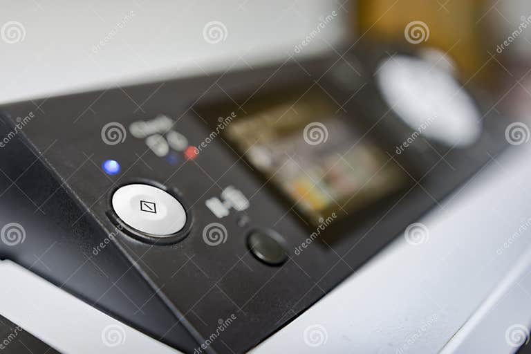 Plotter Printer Power Button Stock Image - Image of keyboard ...