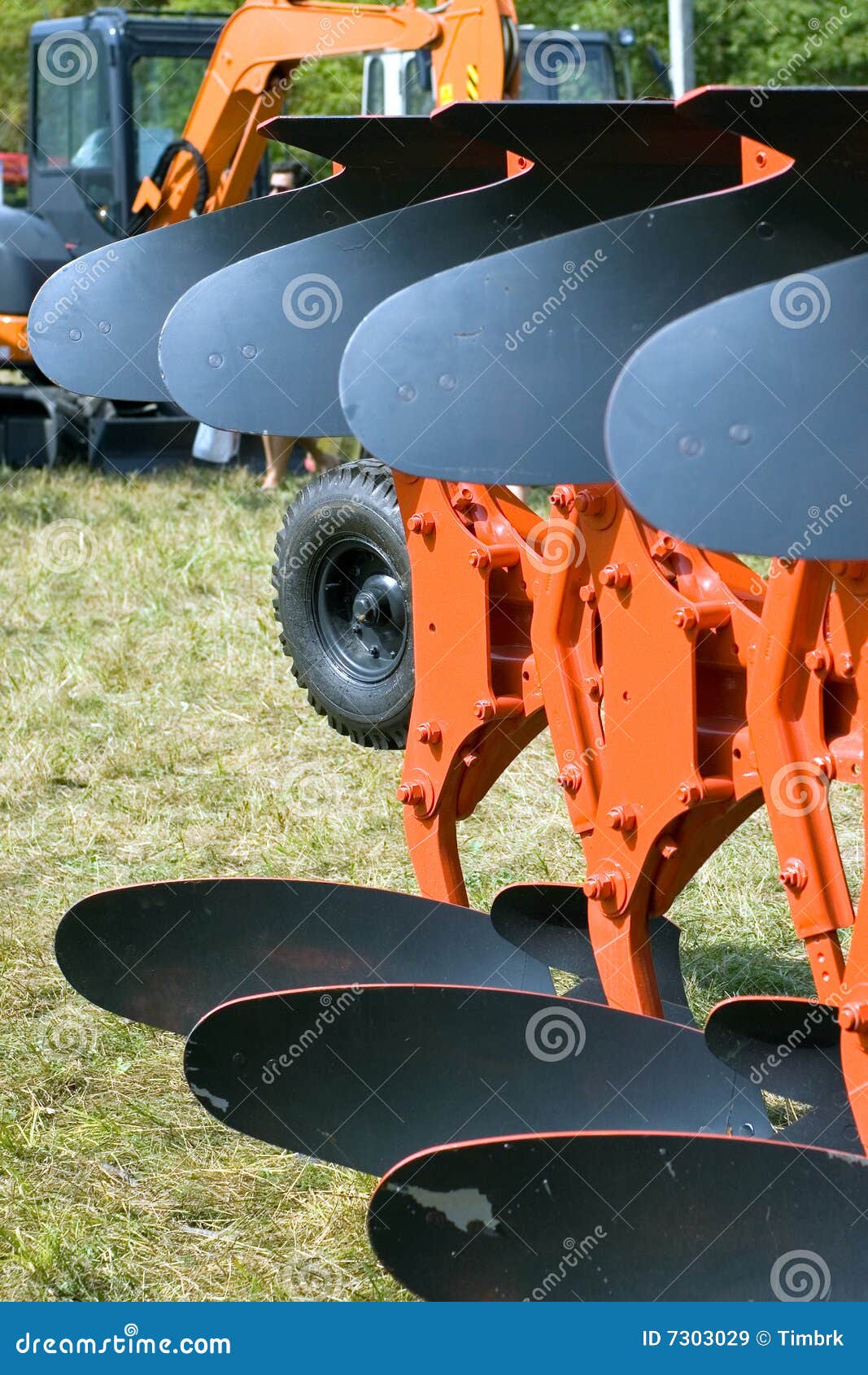 Plough stock image. Image of cutting, agriculture, steel - 7303029
