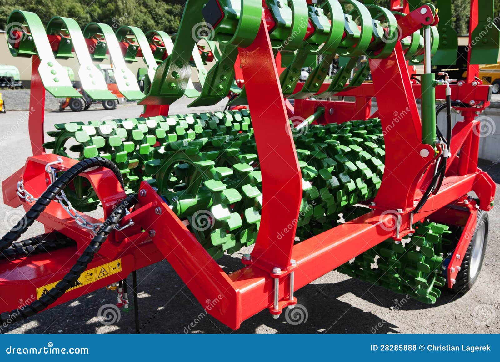 Plough, farming machinery stock photo. Image of power - 28285888